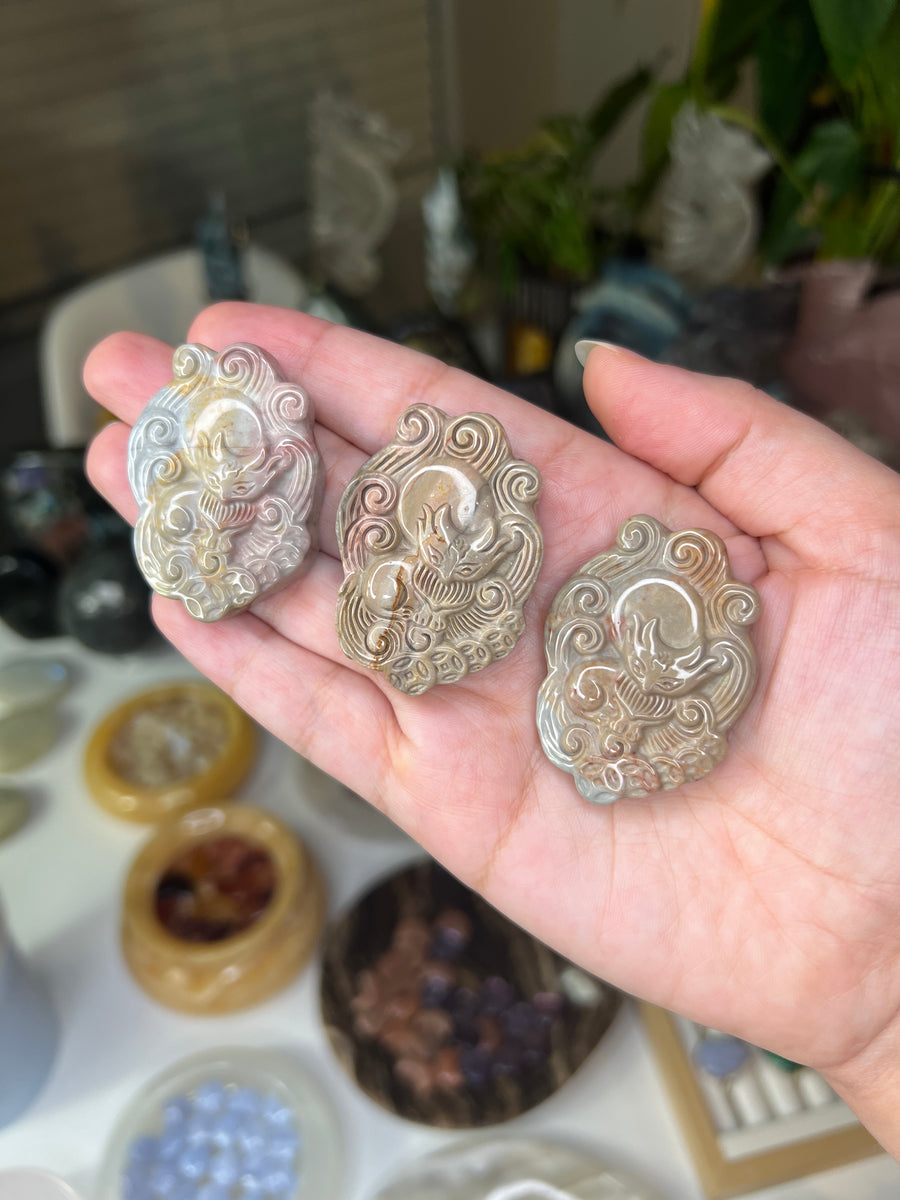 Alashan Agate Carving - Pick Your Own – Faerie Goddess Gems