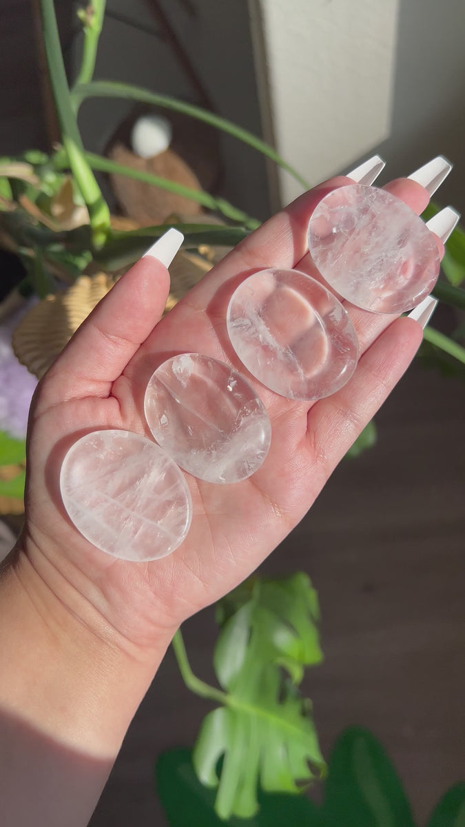 Clear Quartz Worry Stone – Faerie Goddess Gems